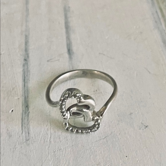 vintage sterling | Jewelry | Vintage Stamped 925 Conjoined Diamond ...